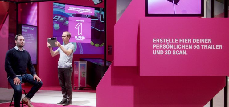 Covestro- interaktive Messe-Exponate