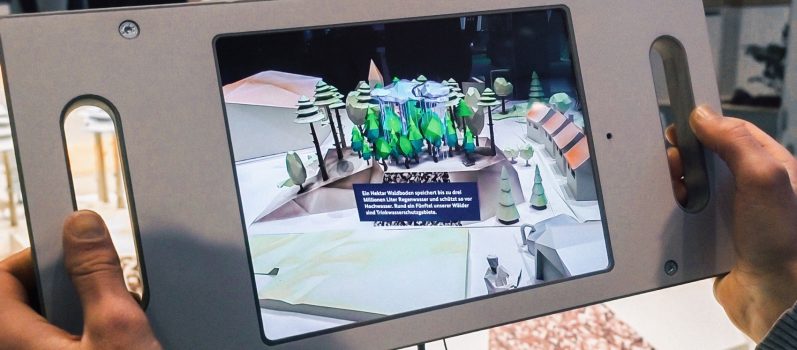 Covestro- interaktive Messe-Exponate