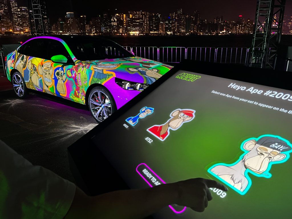 Ape the BMW! Vehicle Projection Mapping