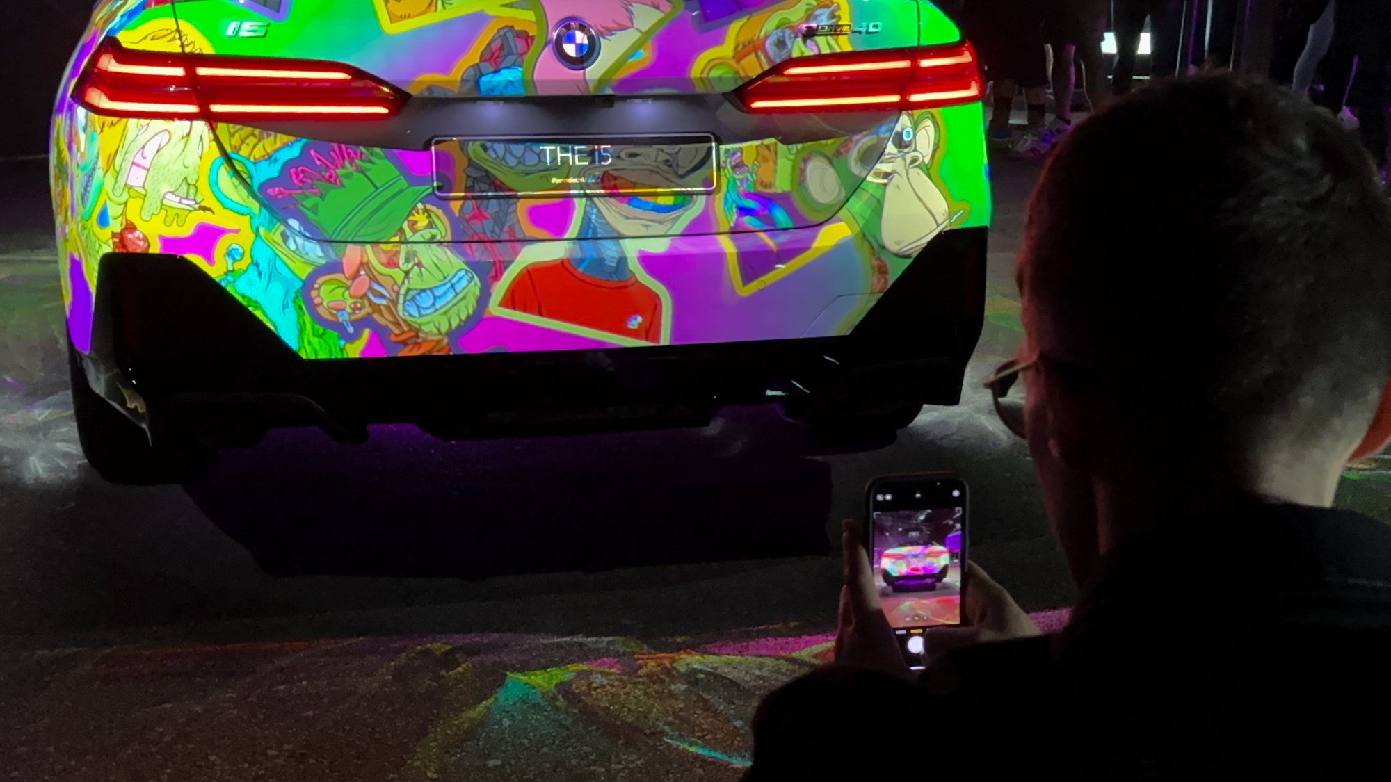 Ape the BMW! Vehicle Projection Mapping